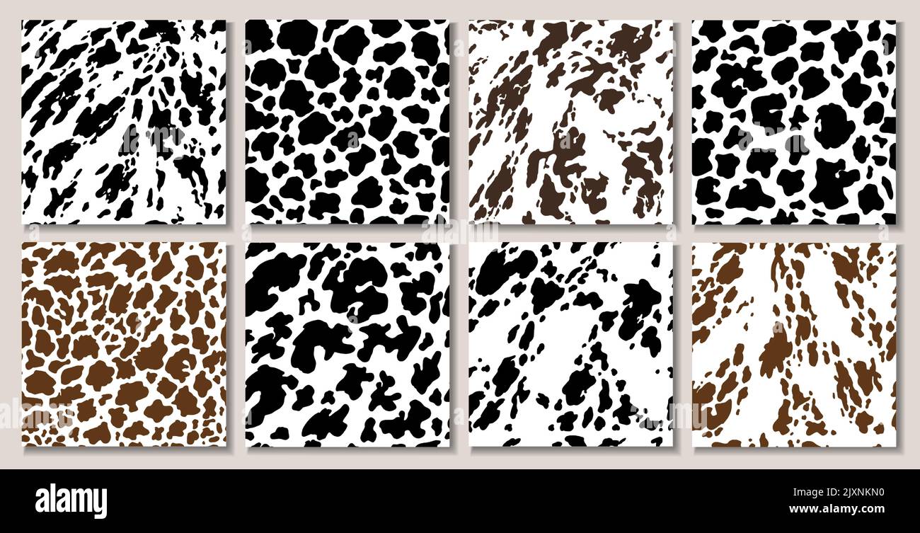 Animal background. Cow Hide, Holstein cattle texture. Mammals Fur ...