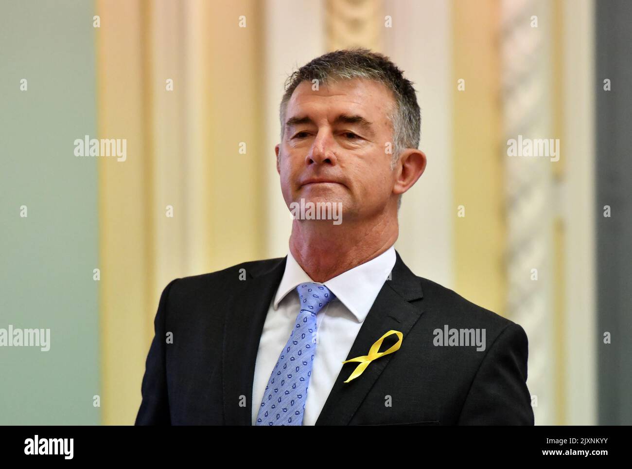 Queensland Deputy Opposition Leader Tim Mander is seen during Question ...