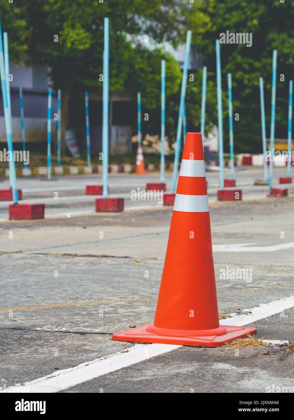 Driving test and training area with simulate test for driving license ...