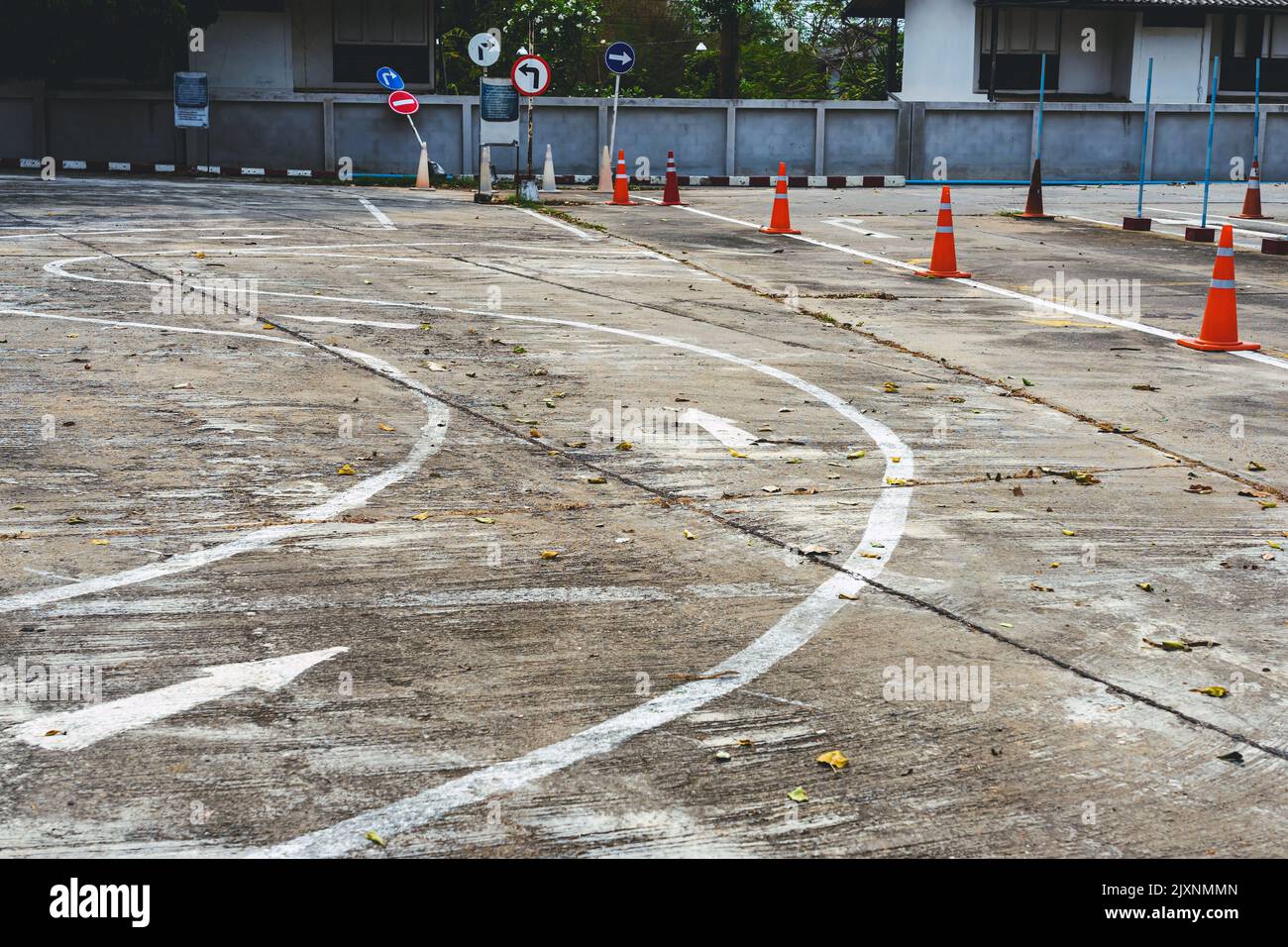 Driving test and training area with simulate test for driving license ...