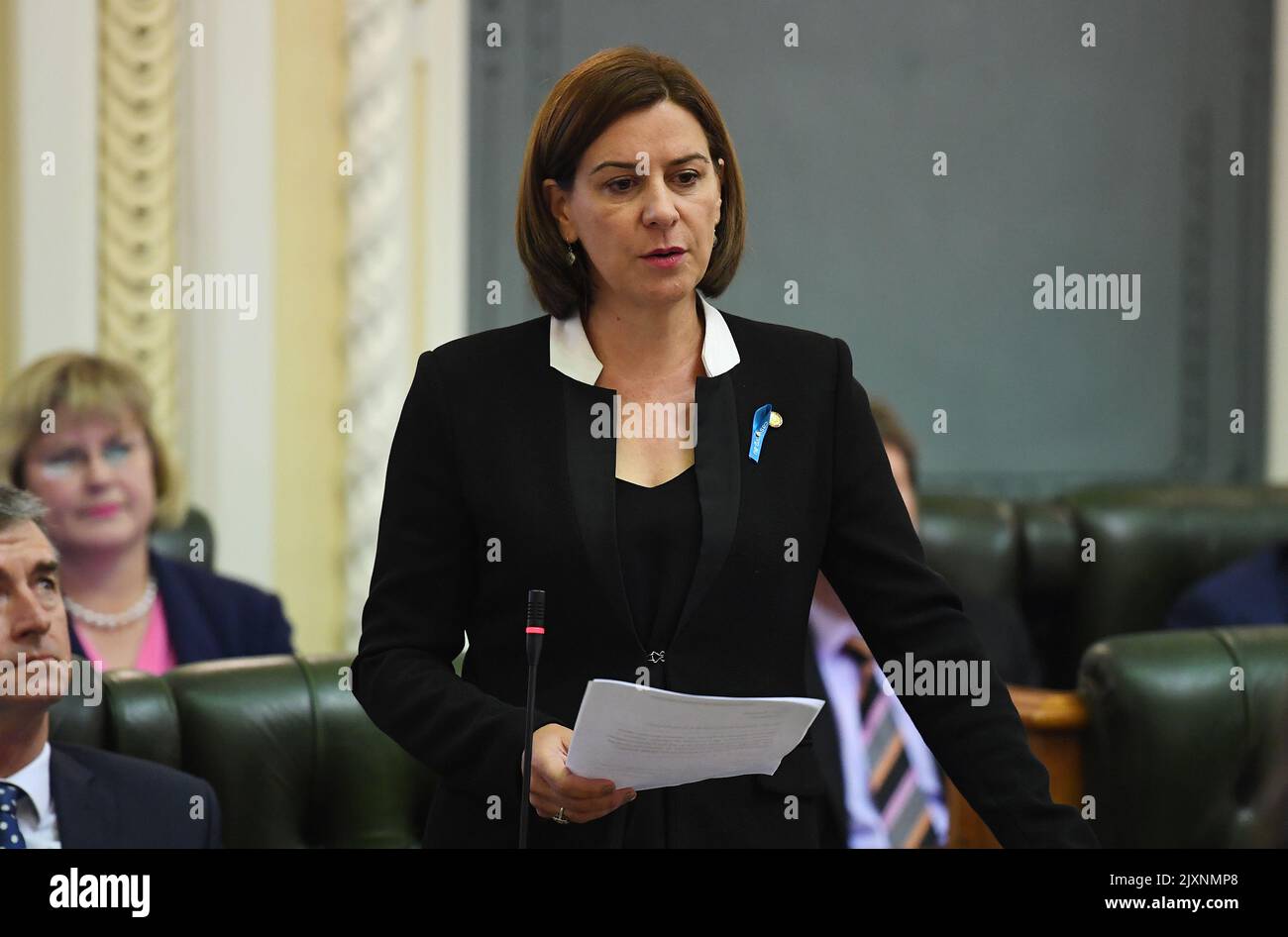 Queensland Opposition Leader Deb Frecklington speaks during Question ...