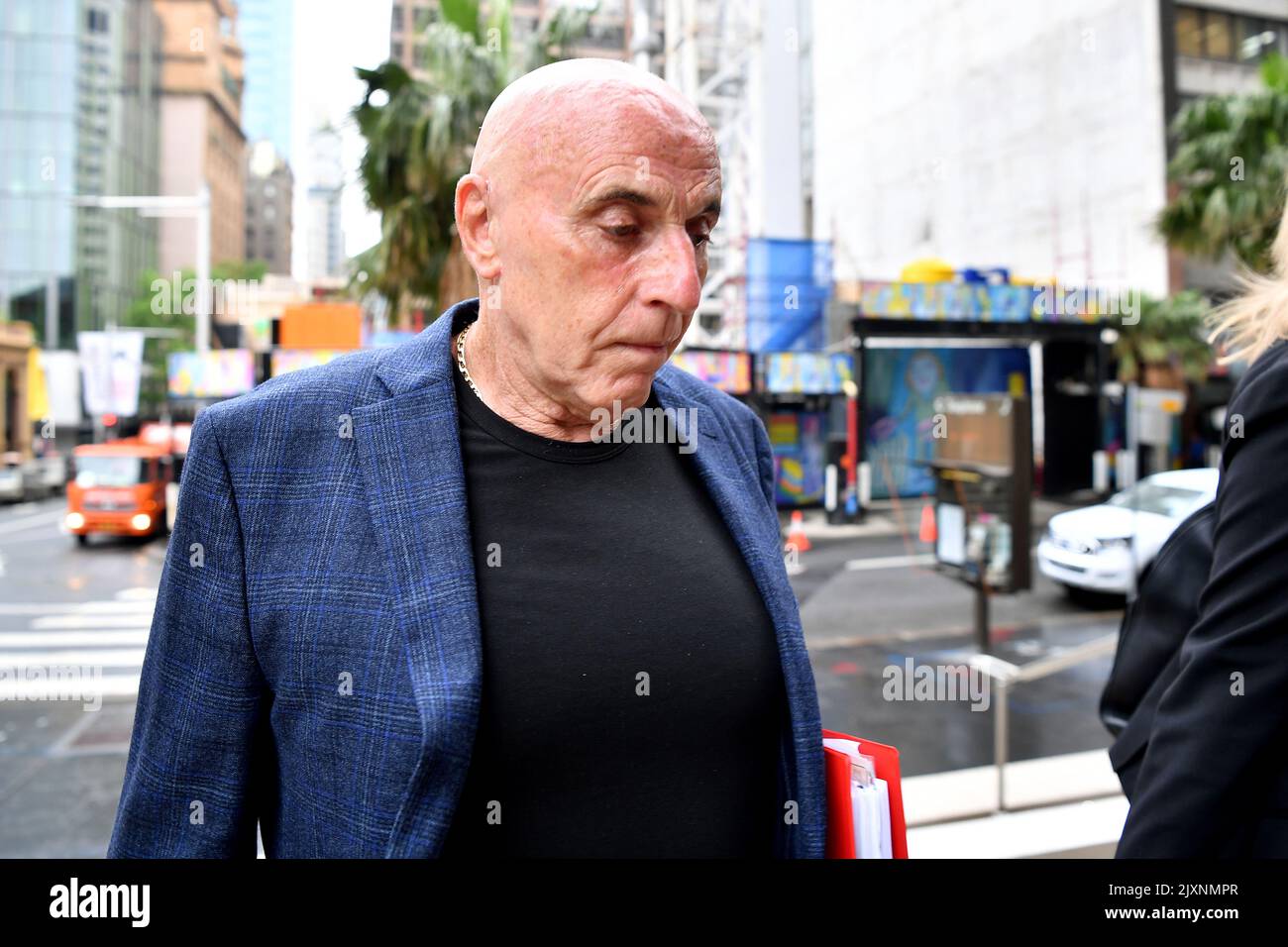 Tom Domican arrives at the Supreme Court in Sydney, Wednesday, October ...