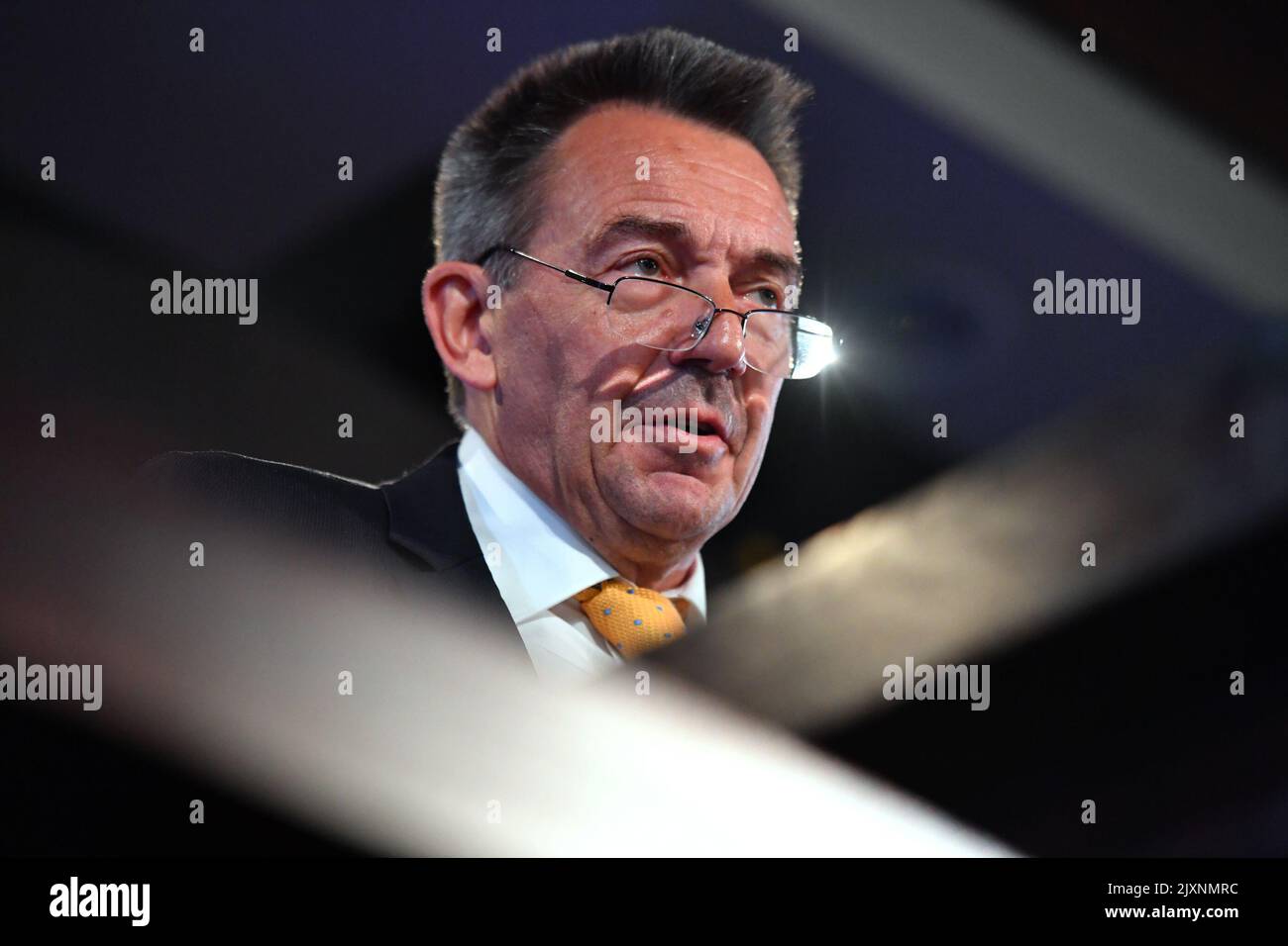 International Committee of the Red Cross President Peter Maurer speaks ...