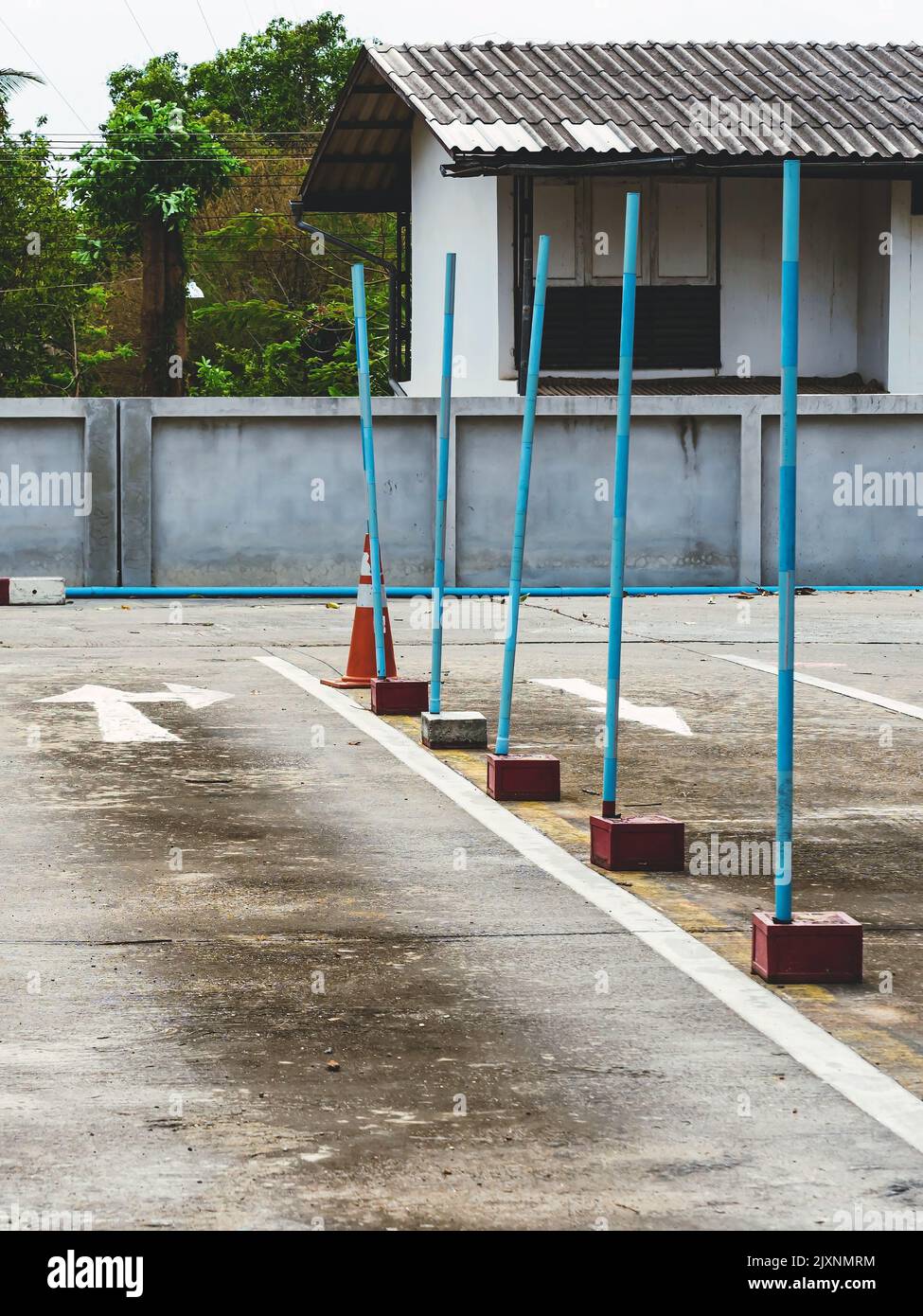 Driving test and training area with simulate test for driving license ...