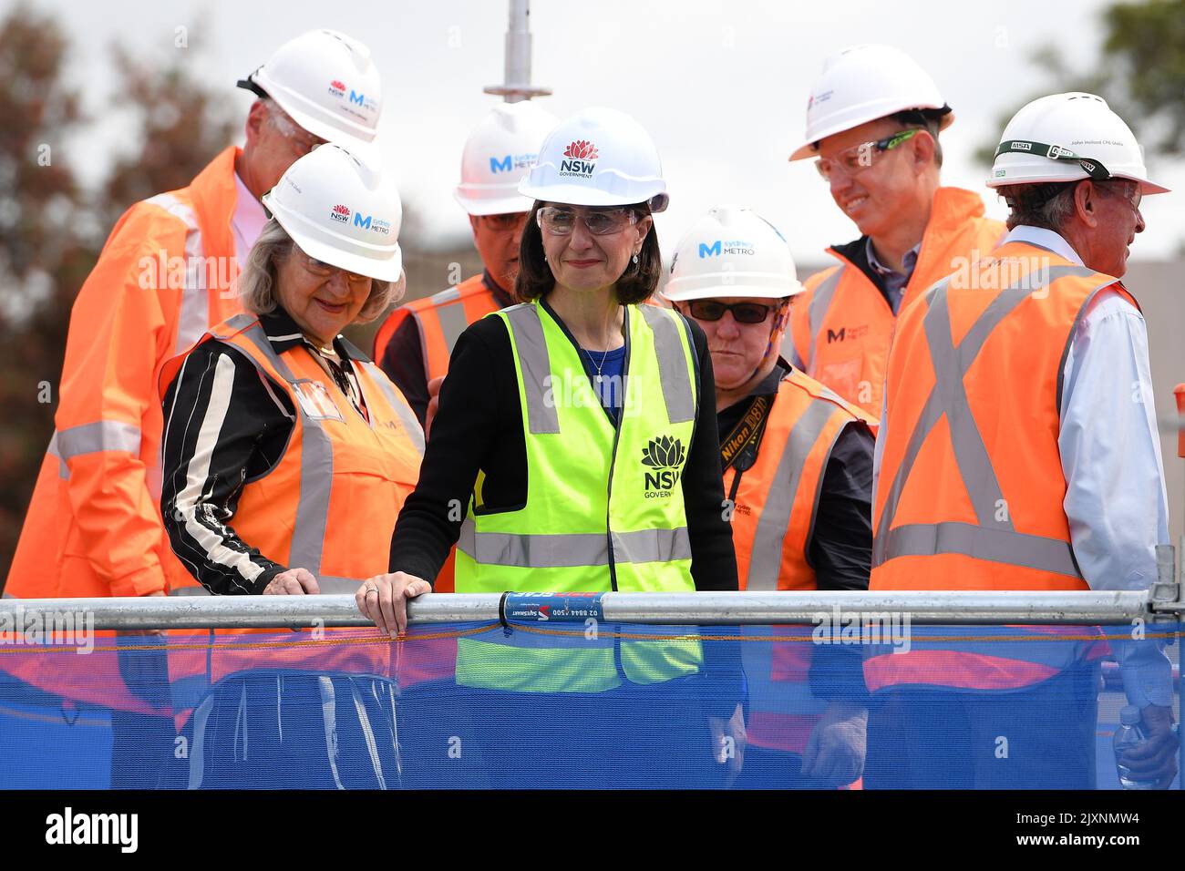 NSW Premier Gladys Berejiklian and Anne Marie Holman, the daughter of ...
