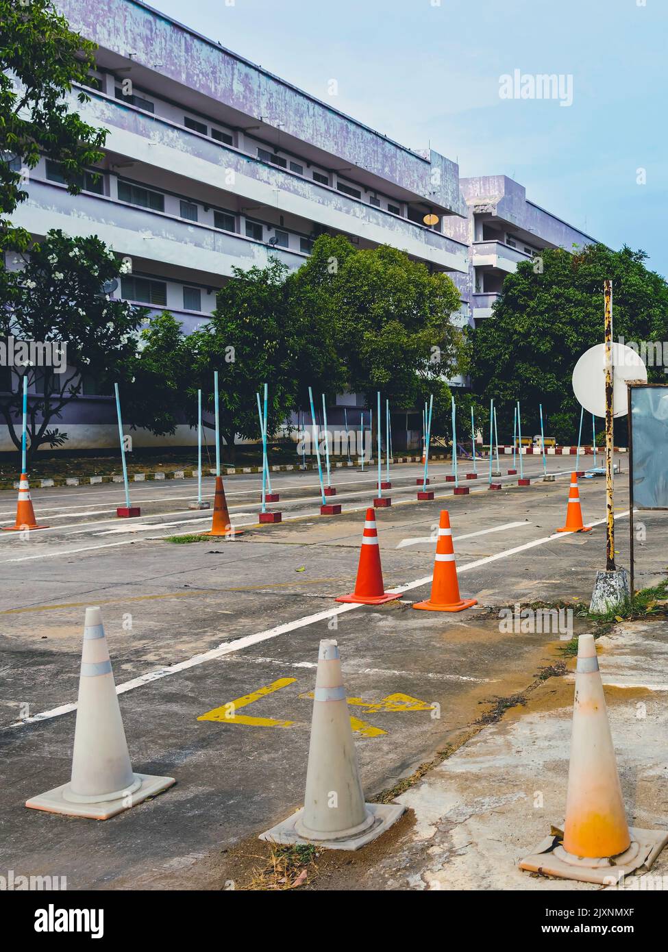 Driving test and training area with simulate test for driving license ...