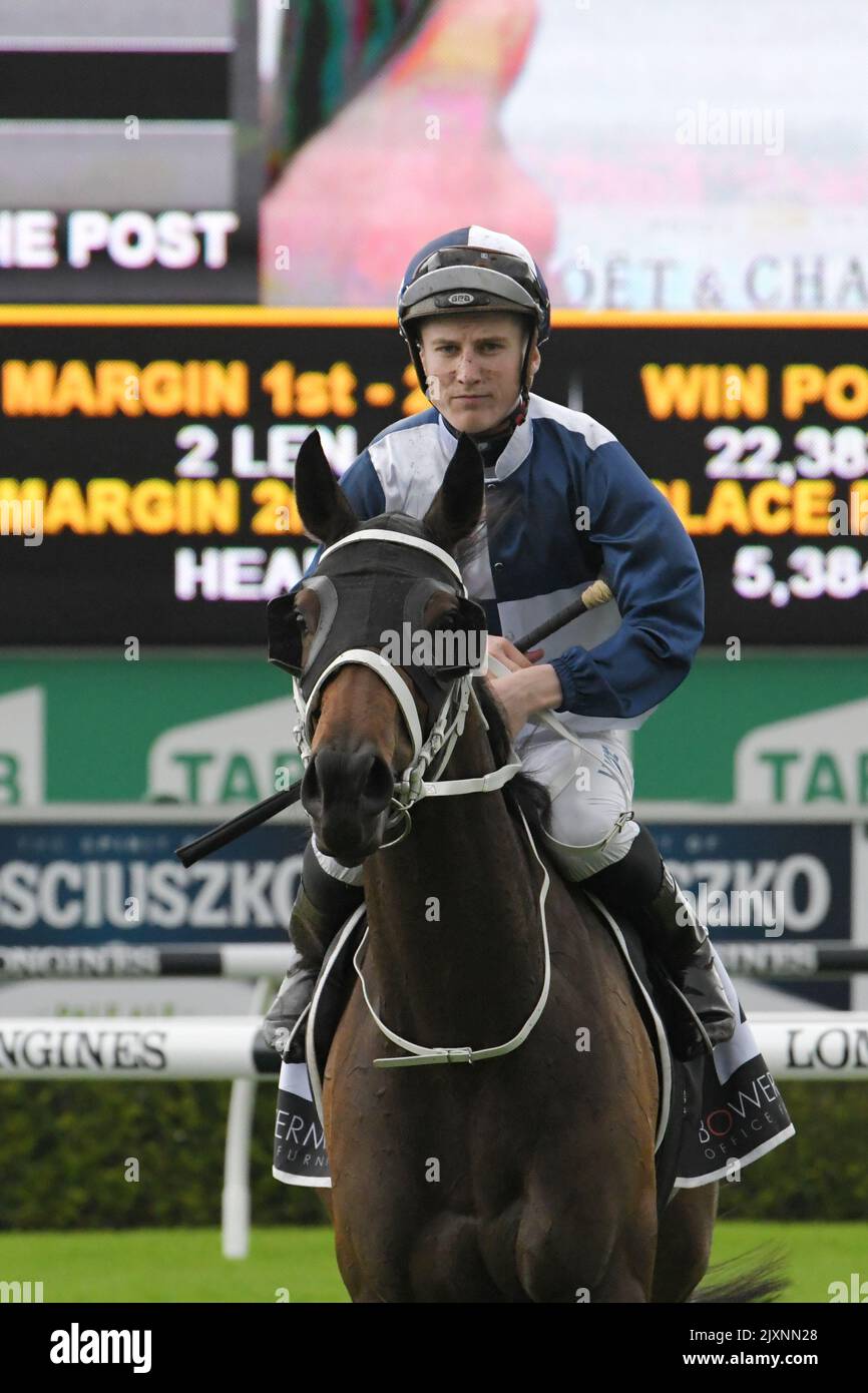 Jockey, Sam Weatherley returns to scale after riding Savacool to ...