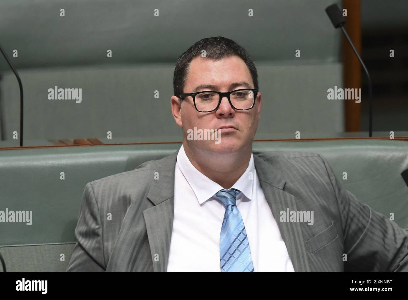 Nationals MP George Christensen reacts during House of Representatives ...