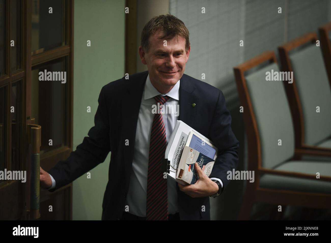 Labor backbencher Nick Champion reacts during House of Representatives ...