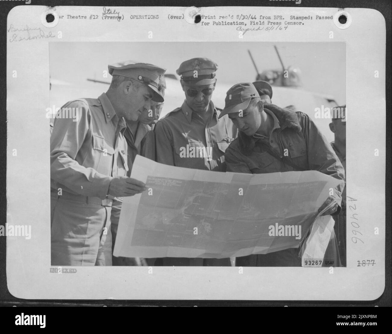 Left To Right: Major General Nathan Twining & Brig. Gen. Charles Born ...