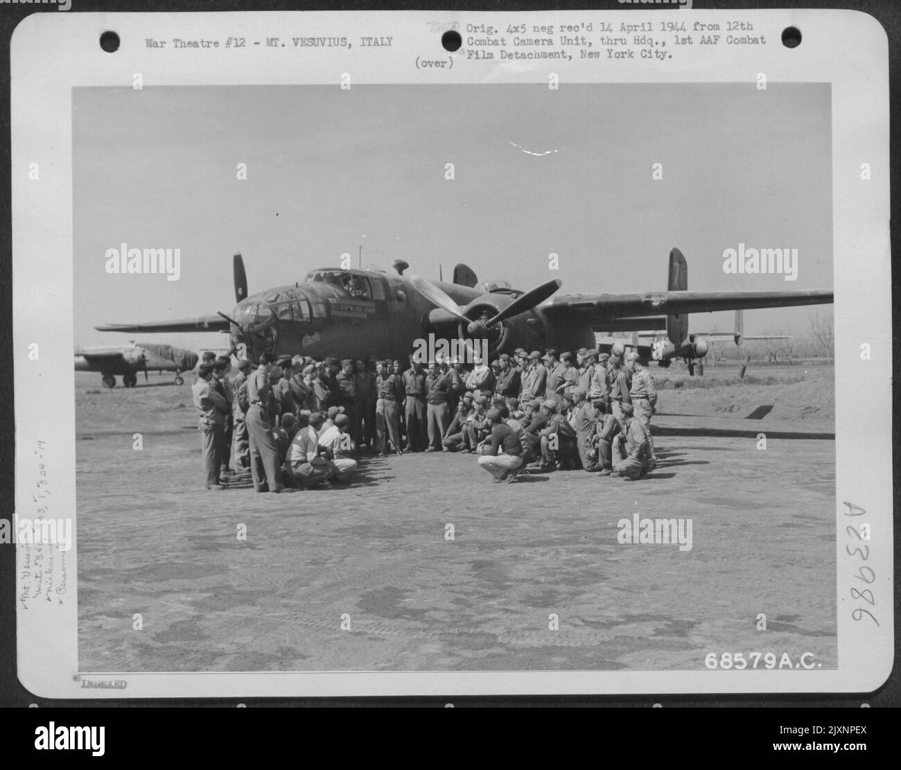 The North American B-25 "Rosie" Of The 340Th Bomb Group Is Ready For A ...