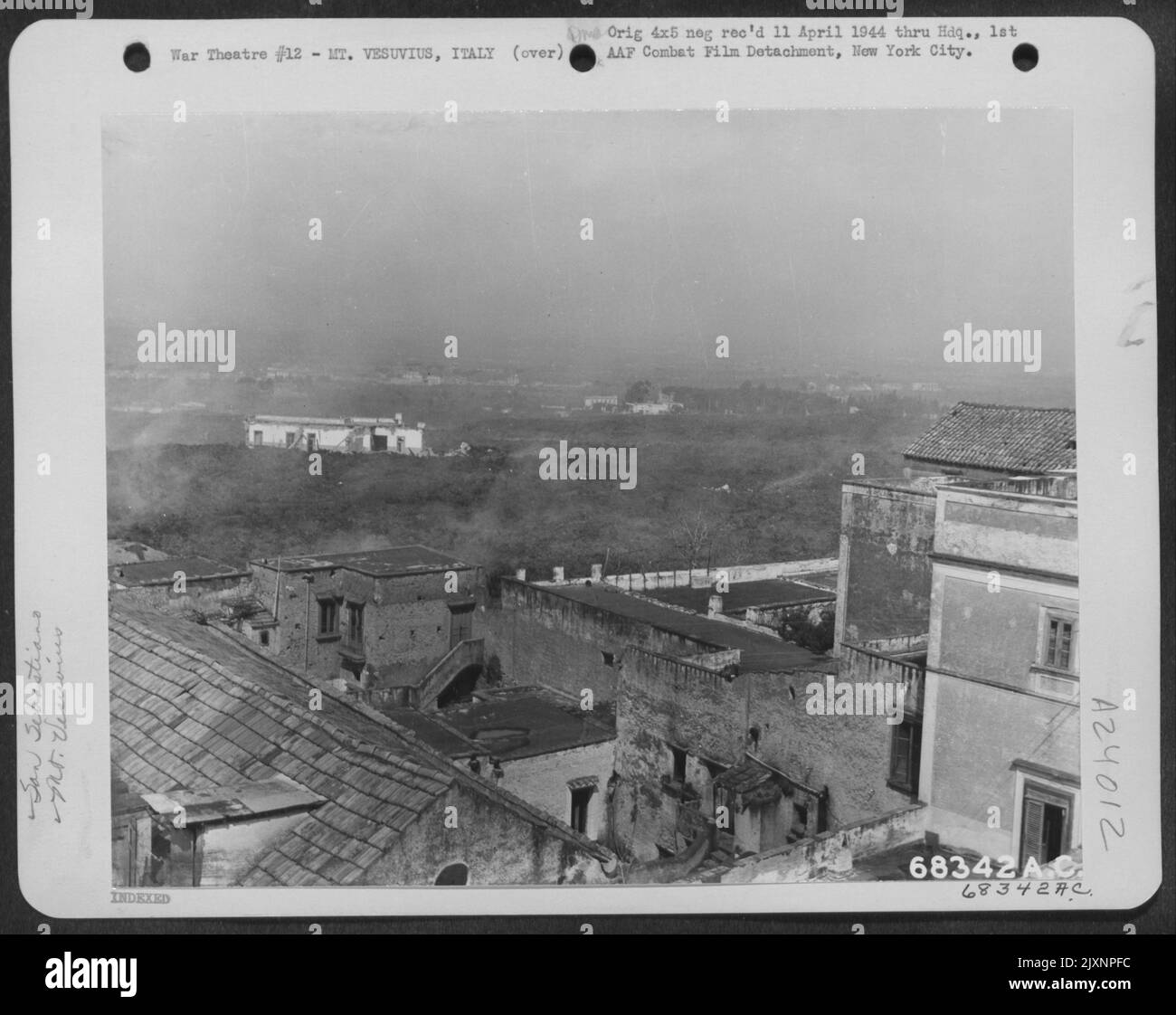 The Steaming Mass Of Hot Lava Moves In On The Town Of San Sebastiano ...