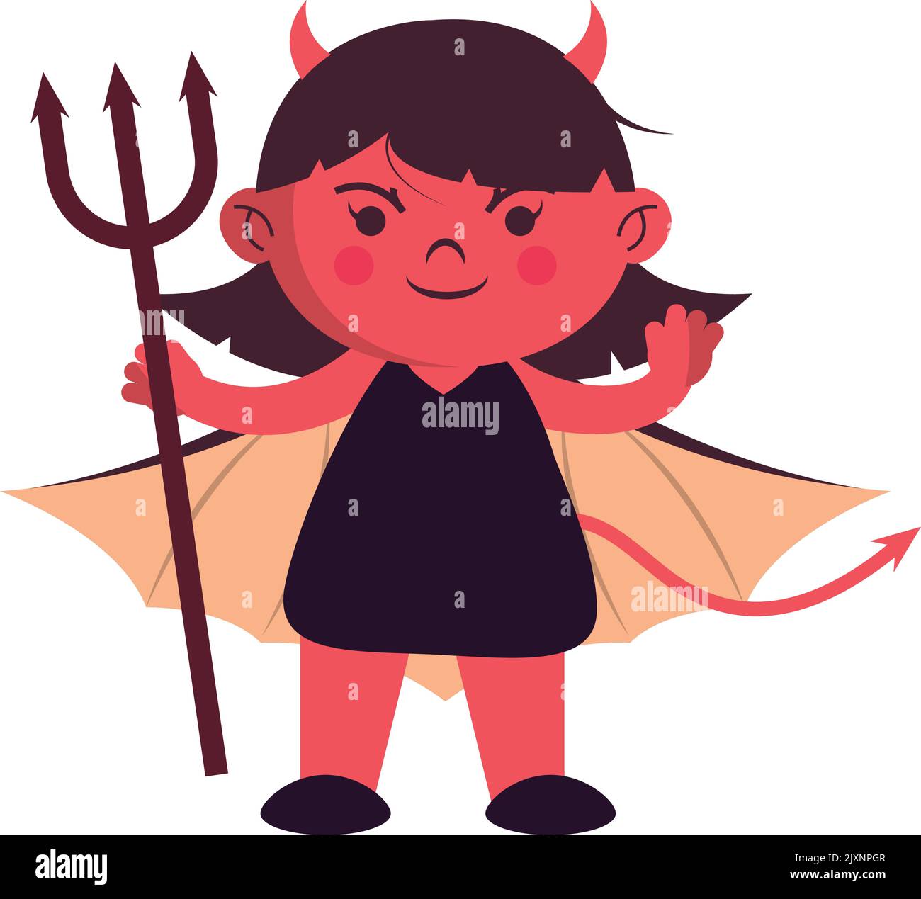 halloween devil character Stock Vector Image & Art - Alamy