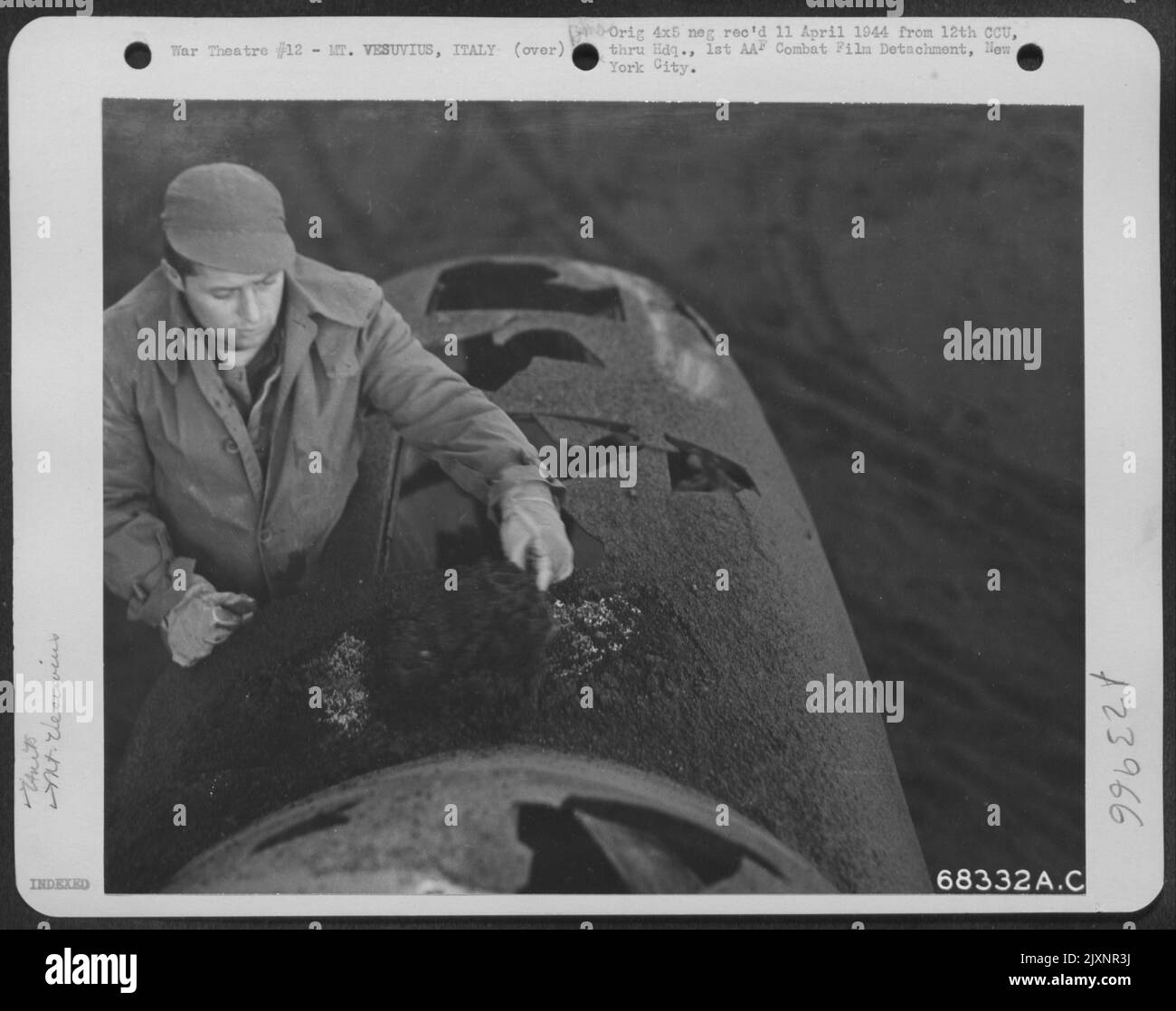 These Holes In The Fuselage And Gunners' Compartment Of The North ...