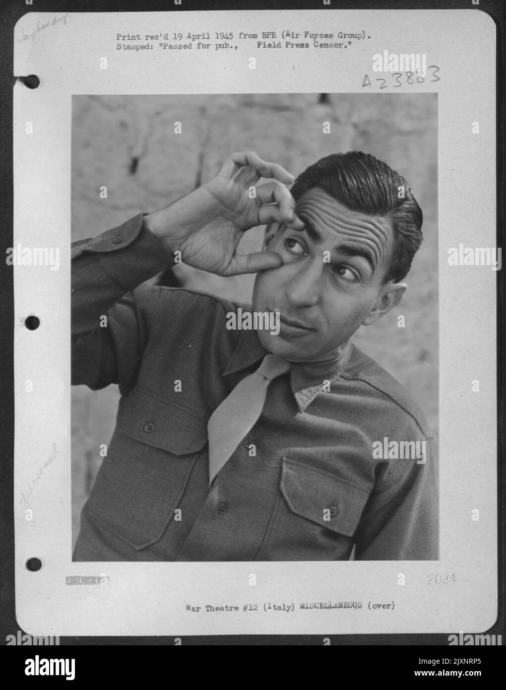 Sgt. Eddie Cope Of Austin Texas Illustrates The Sign Language Enabling ...