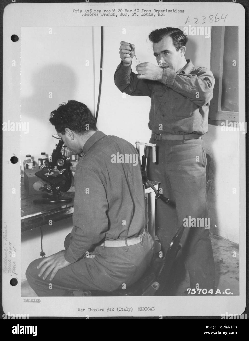 Laboratory Technicians Of The 94Th Fighter Squadron, 1St Fighter Group ...
