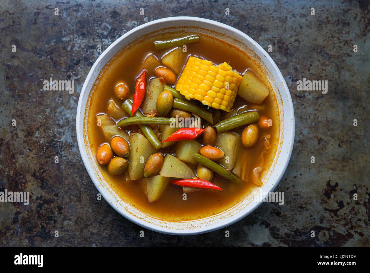 Sayur Asem is traditional Sundanese food that contains Vegetables in ...