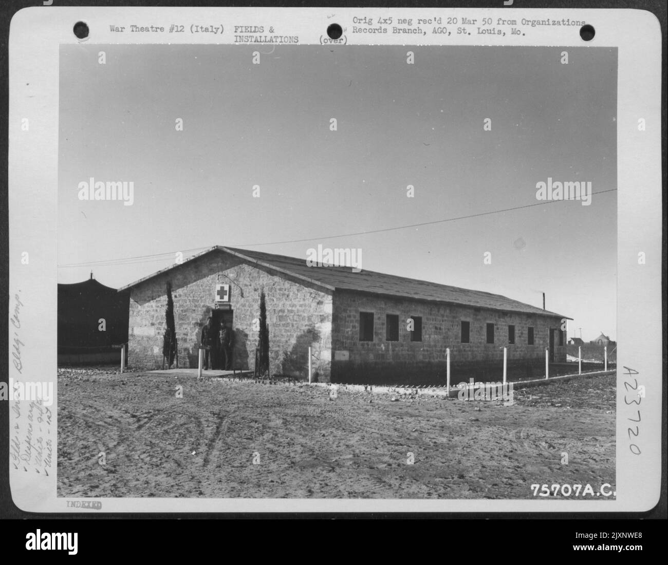 Dispensary Of The 94Th Fighter Squadron, 1St Fighter Group, At An ...