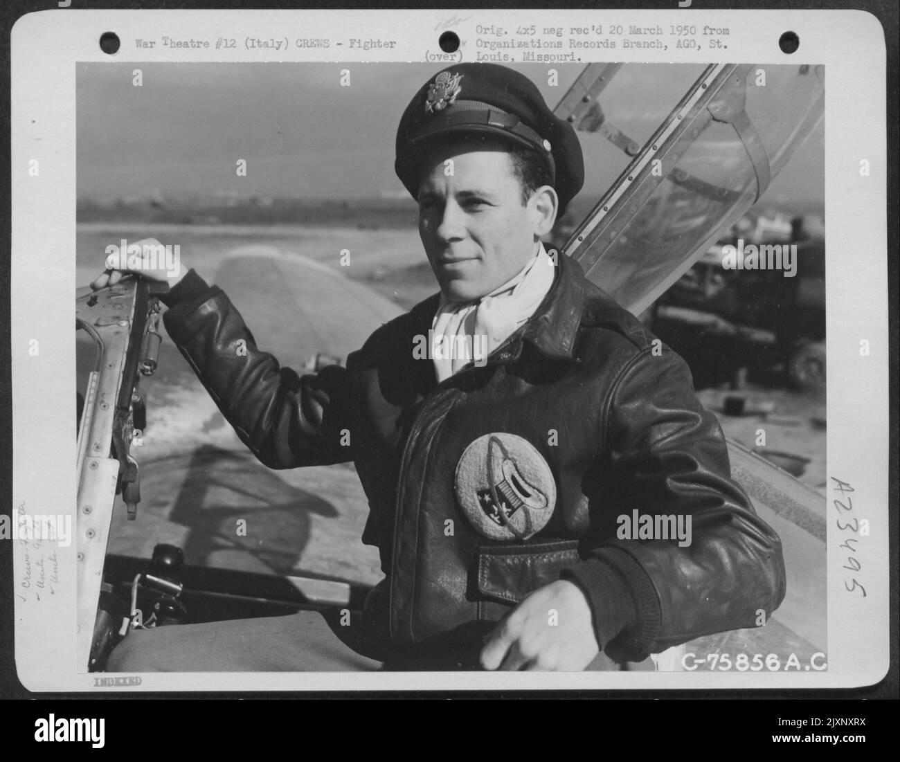 A Pilot Of The 94Th Fighter Squadron, 1St Fighter Group Sits In The ...