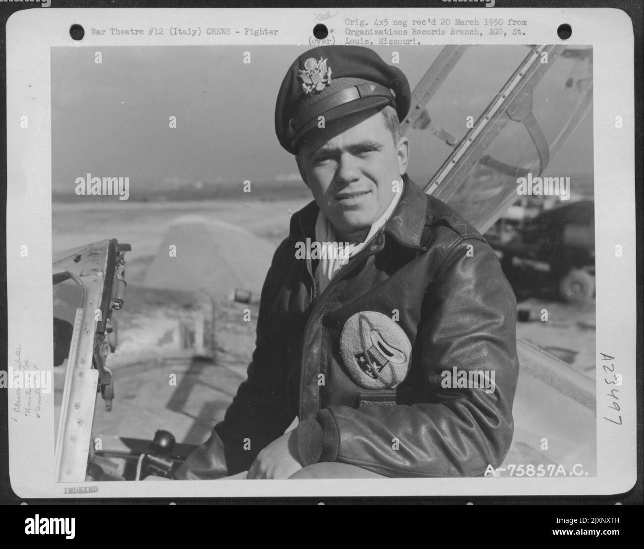 A Pilot Of The 94Th Fighter Squadron, 1St Fighter Group Sits In The ...