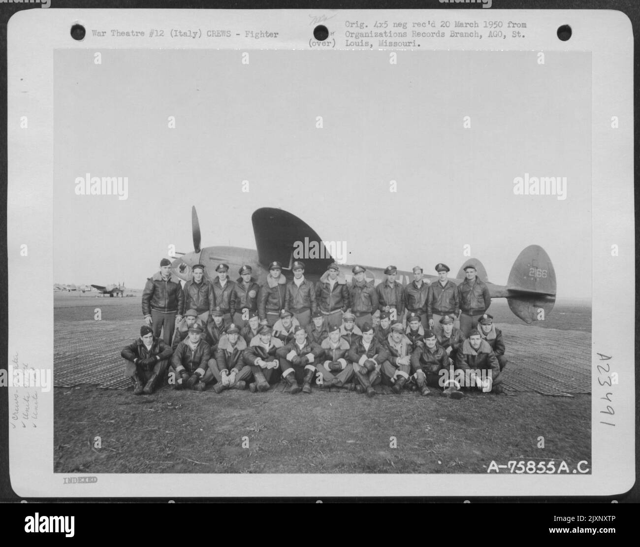 A Group Of Fighter Pilots Of The 94Th Fighter Squadron, 1St Fighter ...