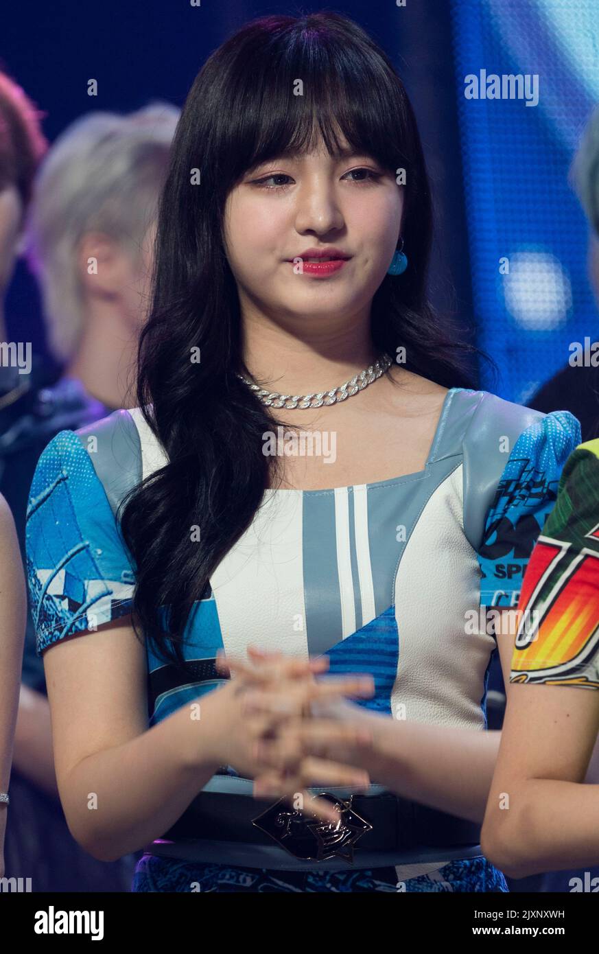 Seoul, South Korea. 07th Sep, 2022. South Korean K-Pop girl group IVE, performs on the stage ...