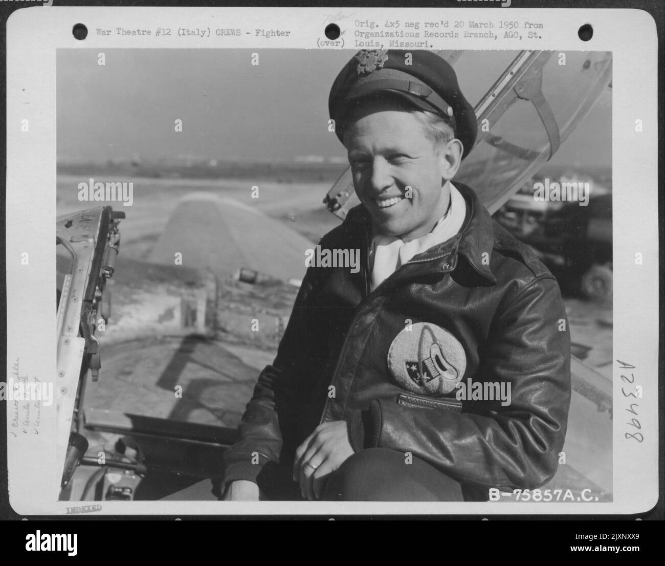 A Pilot Of The 94Th Fighter Squadron, 1St Fighter Group Sits In The ...