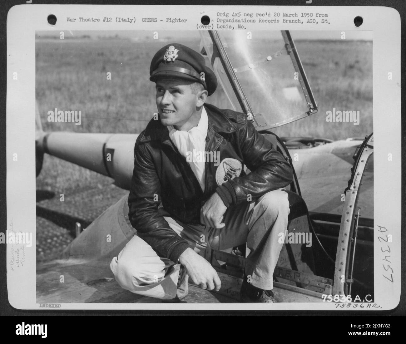 A Pilot Of The 94Th Fighter Squadron, 1St Fighter Group, On His ...