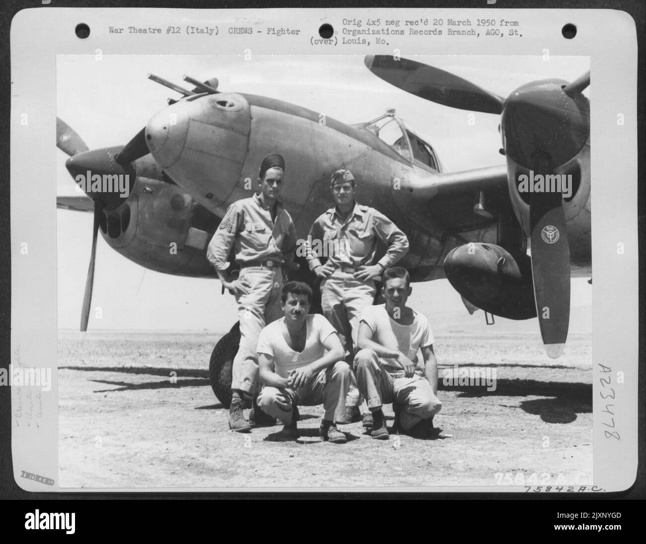 A Pilot And His Crew Of The 94Th Fighter Squadron, 1St Fighter Group ...