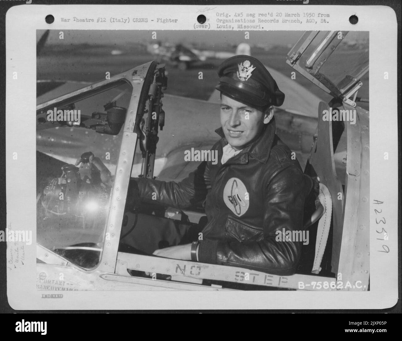 A Pilot Of The 94Th Fighter Squadron, 1St Fighter Group, Sits In The ...