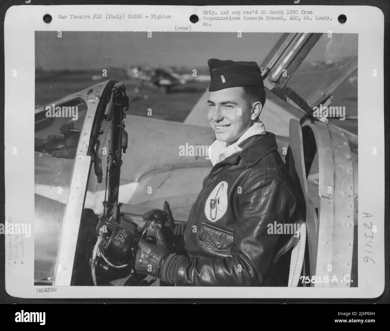 Pilot Of The 94Th Fs, 1St Fg, Seated In The Cockpit Of His Lockheed P ...