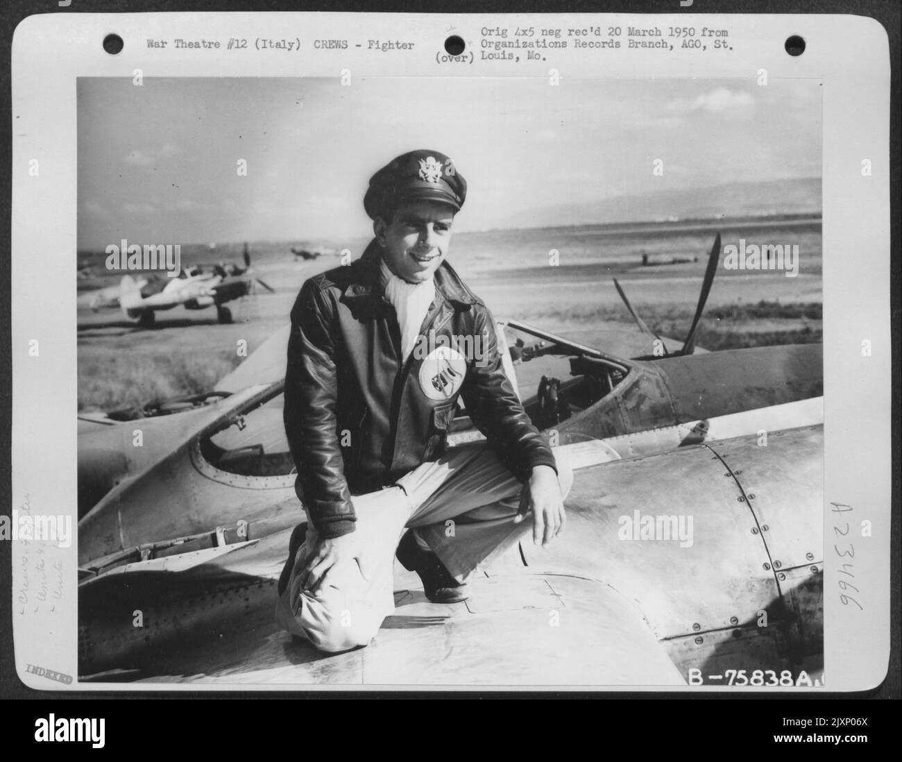 A Pilot Of The 94Th Fighter Squadron, 1St Fighter Group, On His ...
