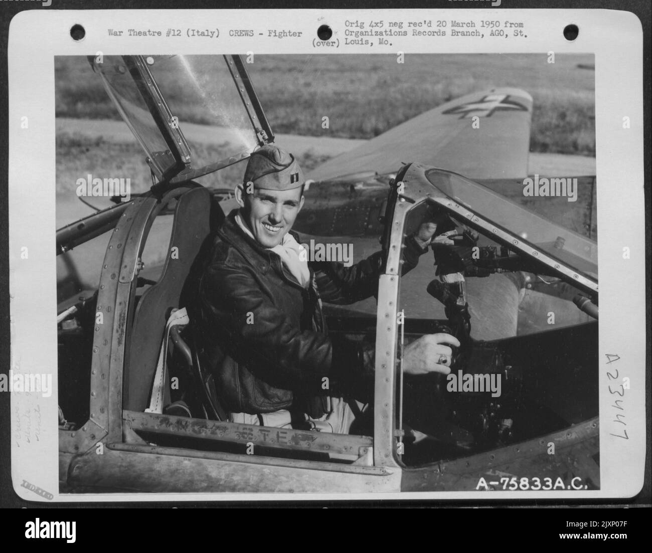 A Pilot Of The 94Th Fighter Squadron, 1St Fighter Group, Sits In The ...