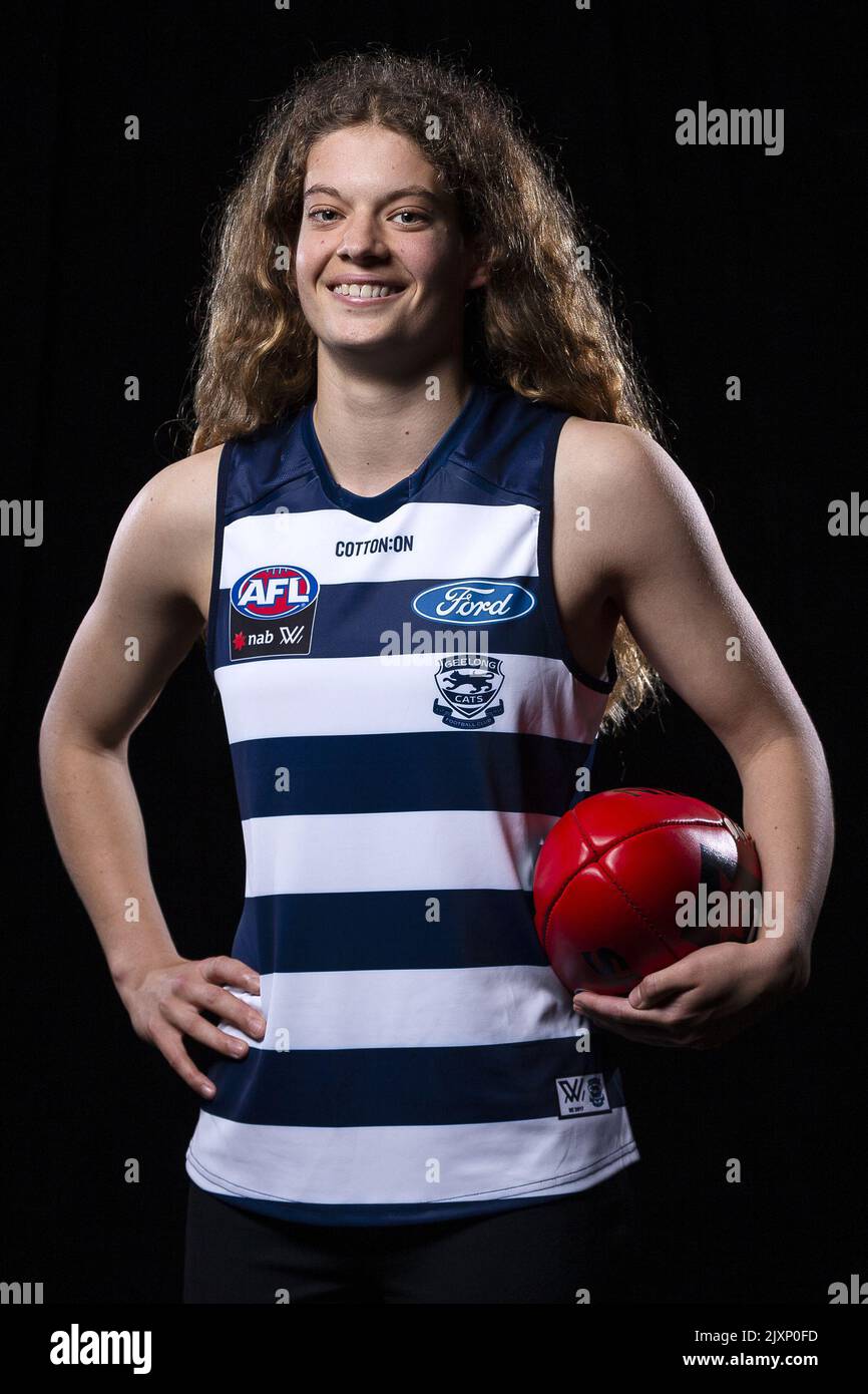 Nina Morrison of the Cats poses for a photograph during the 2018 AFLW ...
