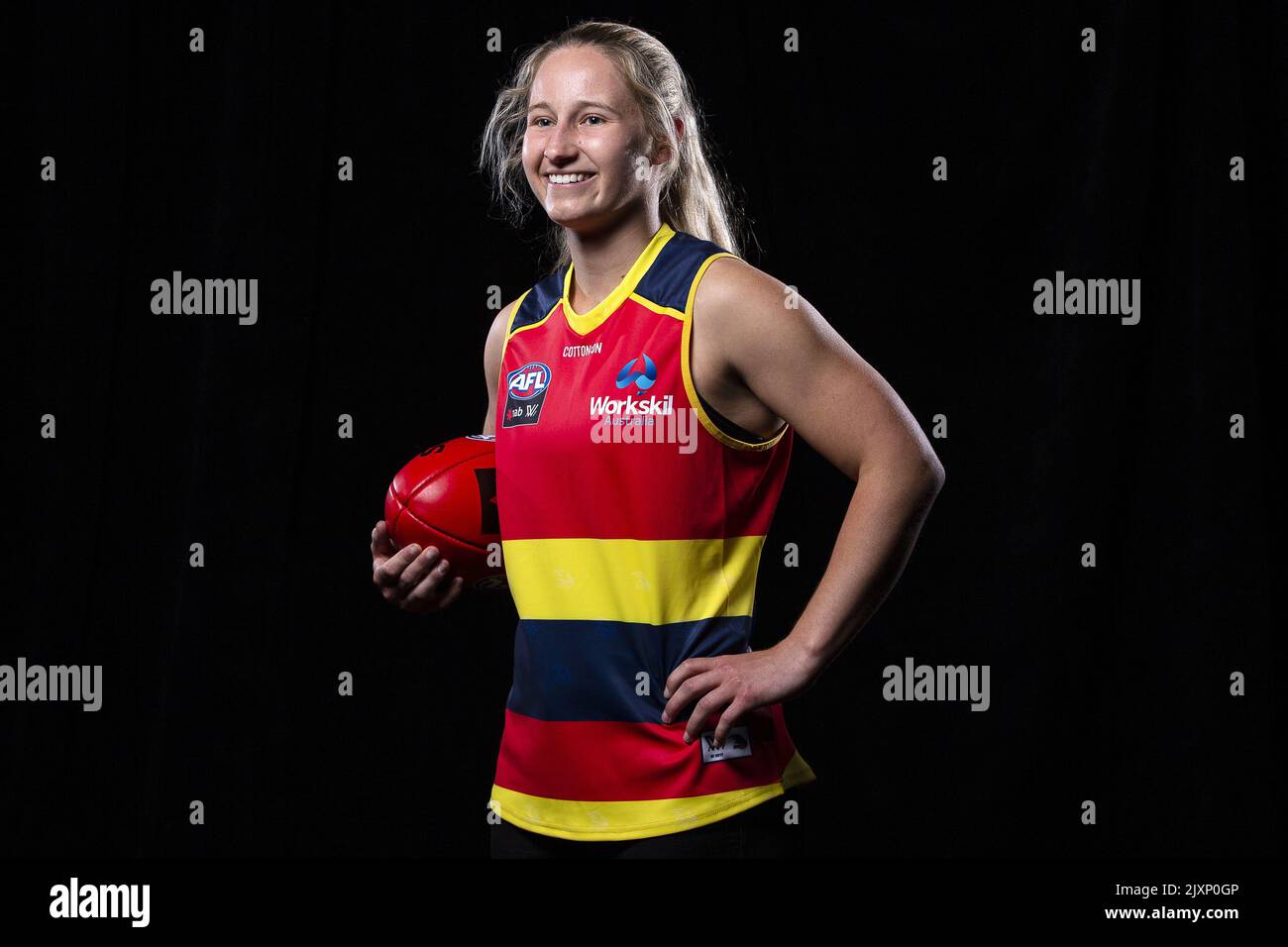 Nikki Gore of the Crows poses for a photograph during the 2018 AFLW ...