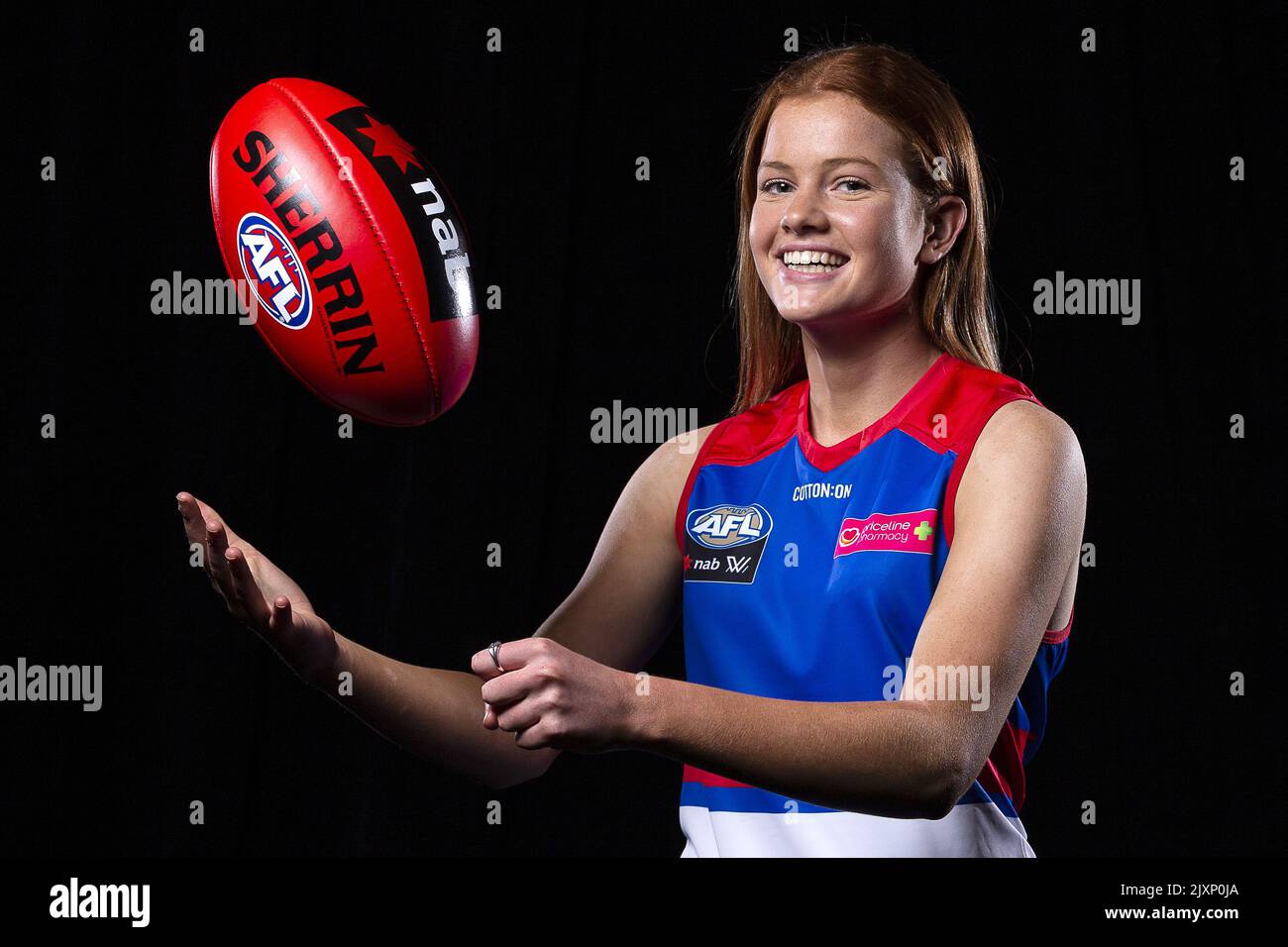 Eleanor Brown of the Bulldogs poses for a photograph during the 2018 ...