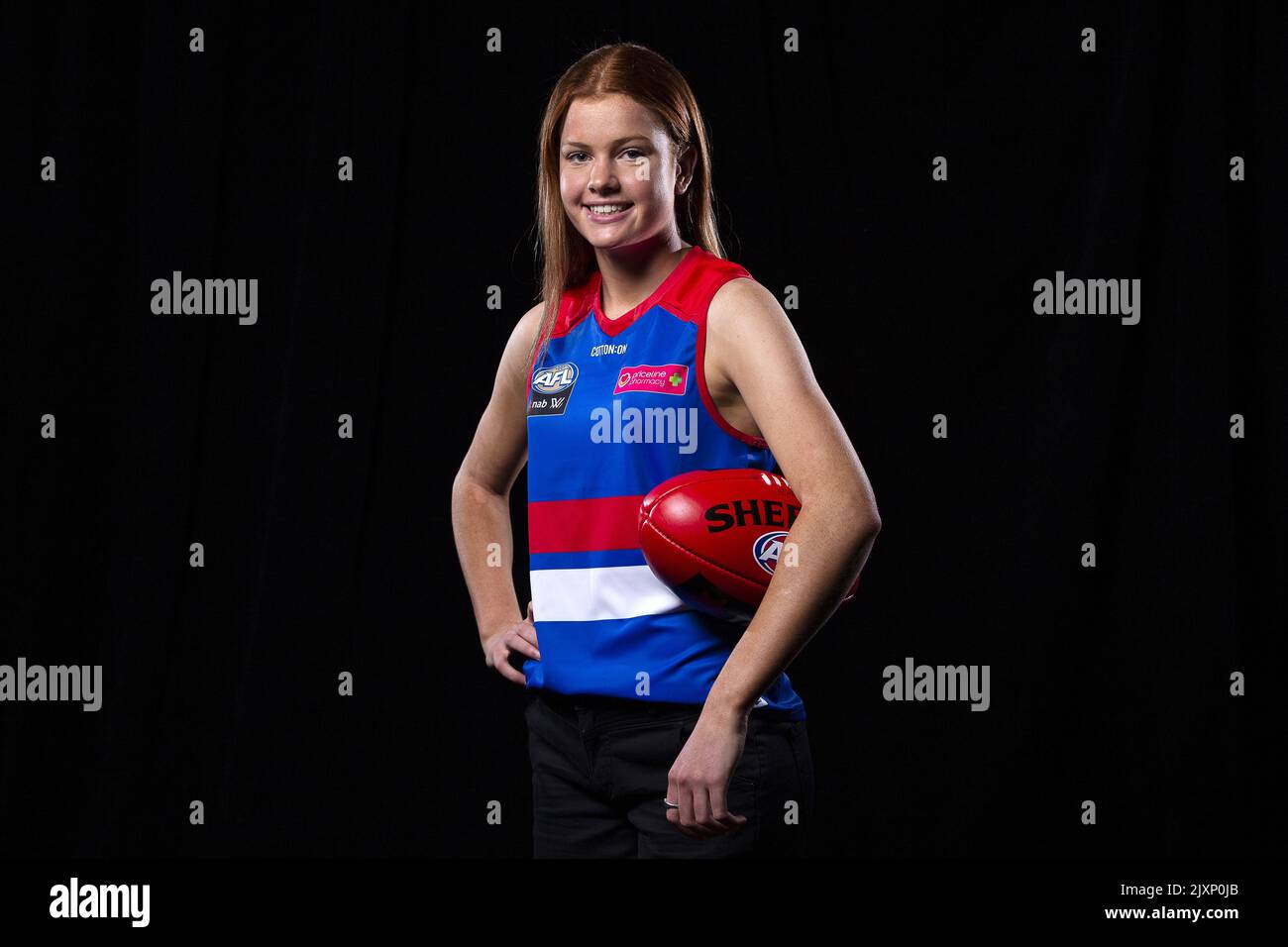 Eleanor Brown of the Bulldogs poses for a photograph during the 2018 ...