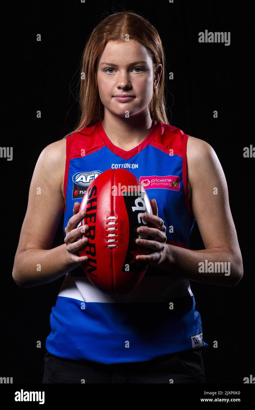 Eleanor Brown of the Bulldogs poses for a photograph during the 2018 ...