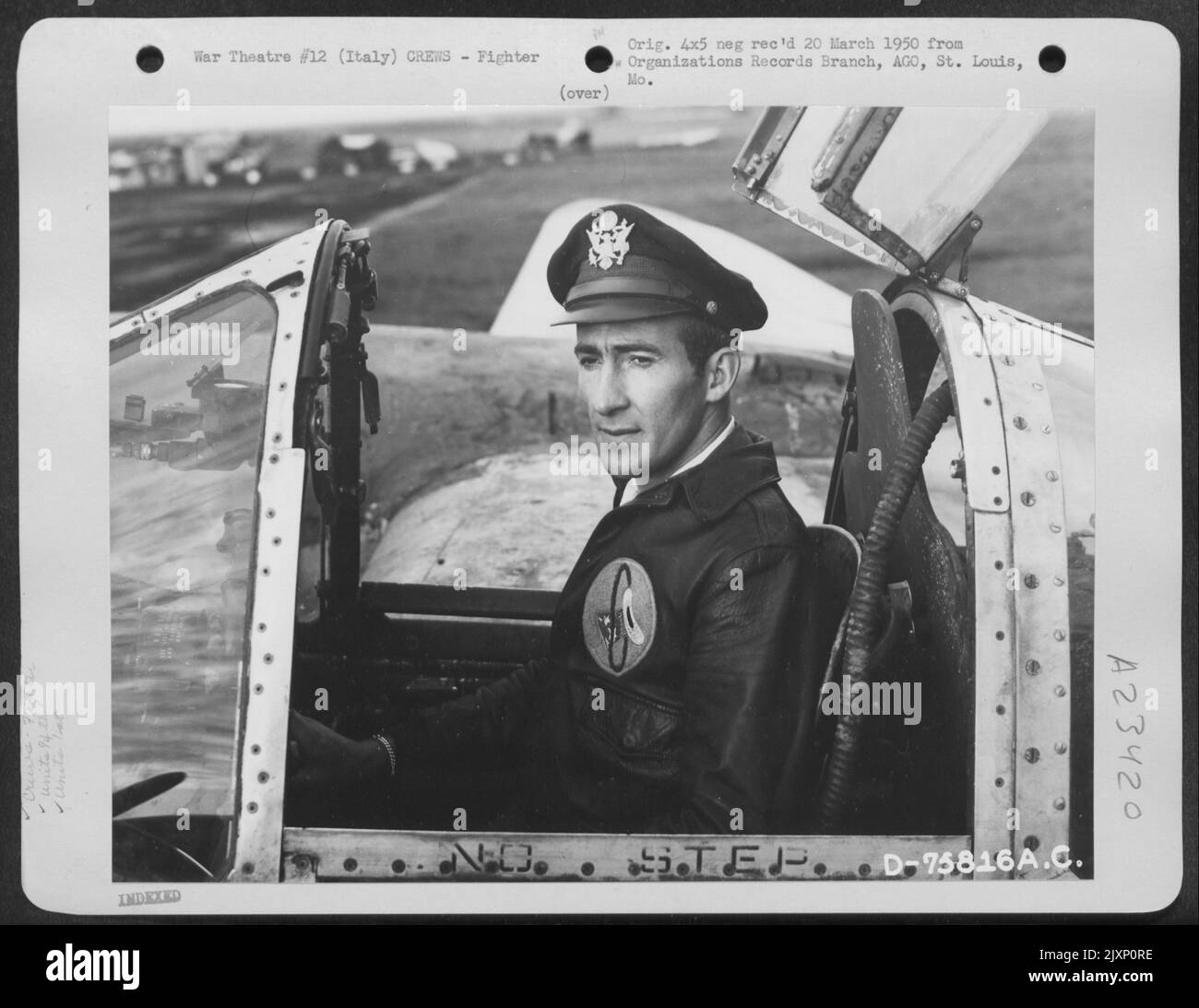 Pilot Of The 94Th Fs, 1St Fg, Seated In The Cockpit Of His Lockheed P ...