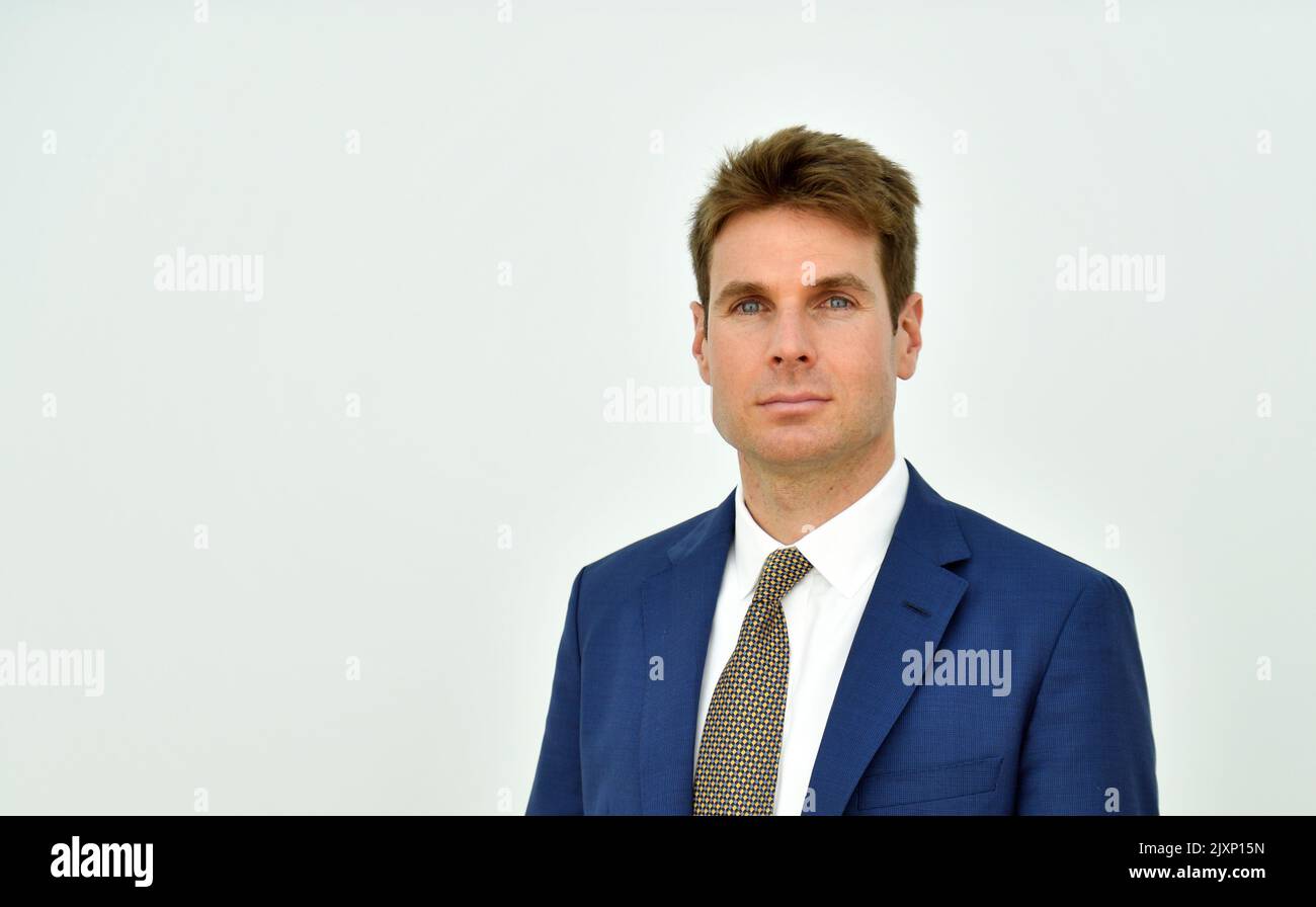 Motorsports driver Will Power poses for a portrait at Parliament House ...