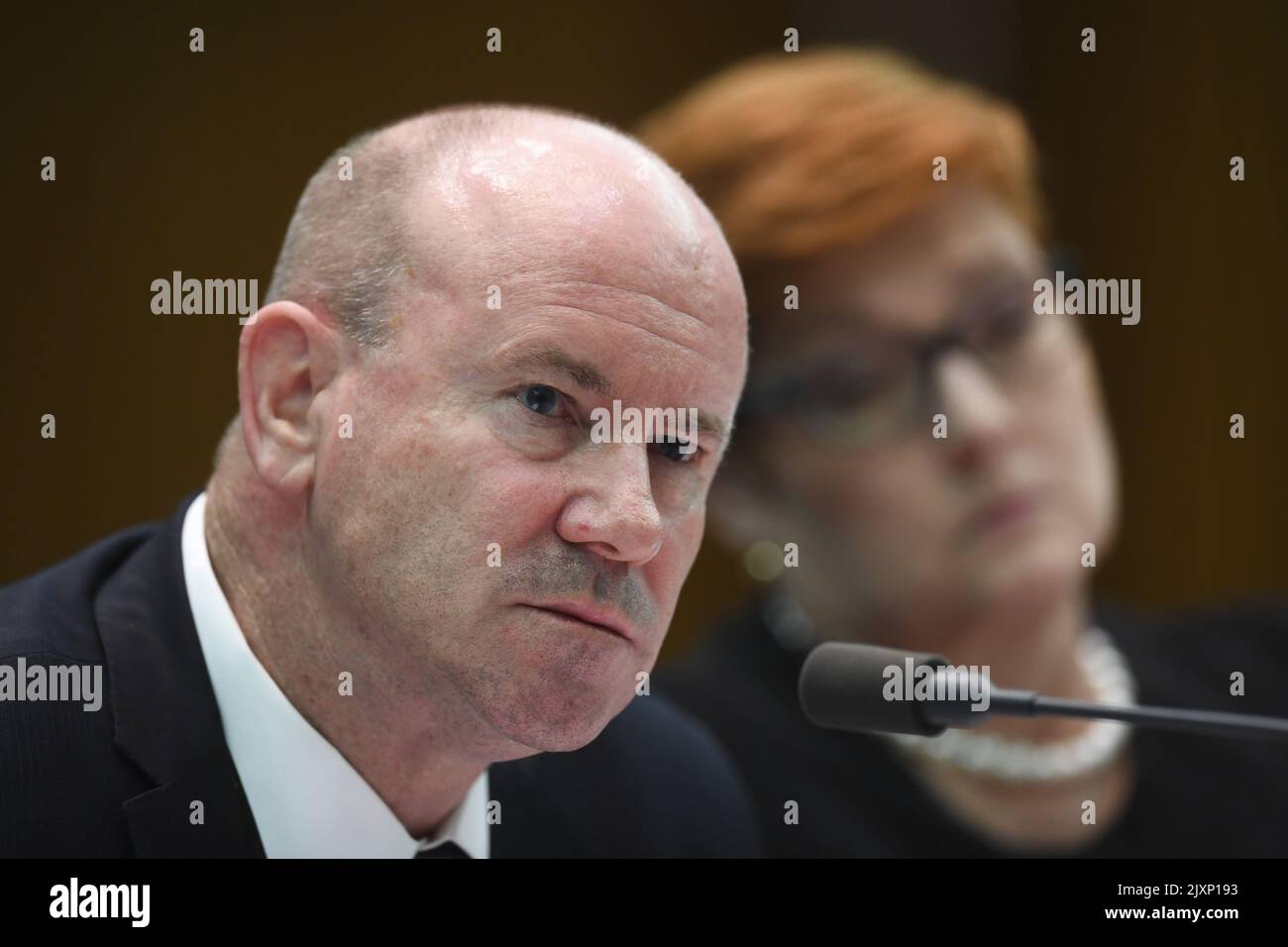 Secretary of the Department of Defence Greg Moriarty appears at Senate ...