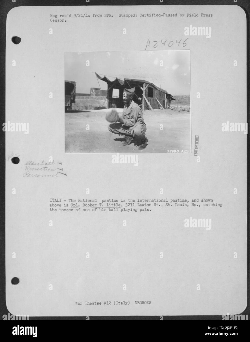 ITALY-The National pastime is the international pastime, and shown ...