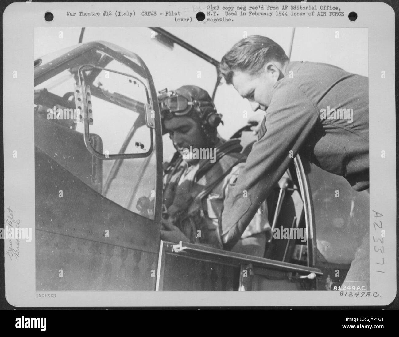 Lt. Walter L. Gibson, North American A-36 Pilot Based In Italy, Gets ...