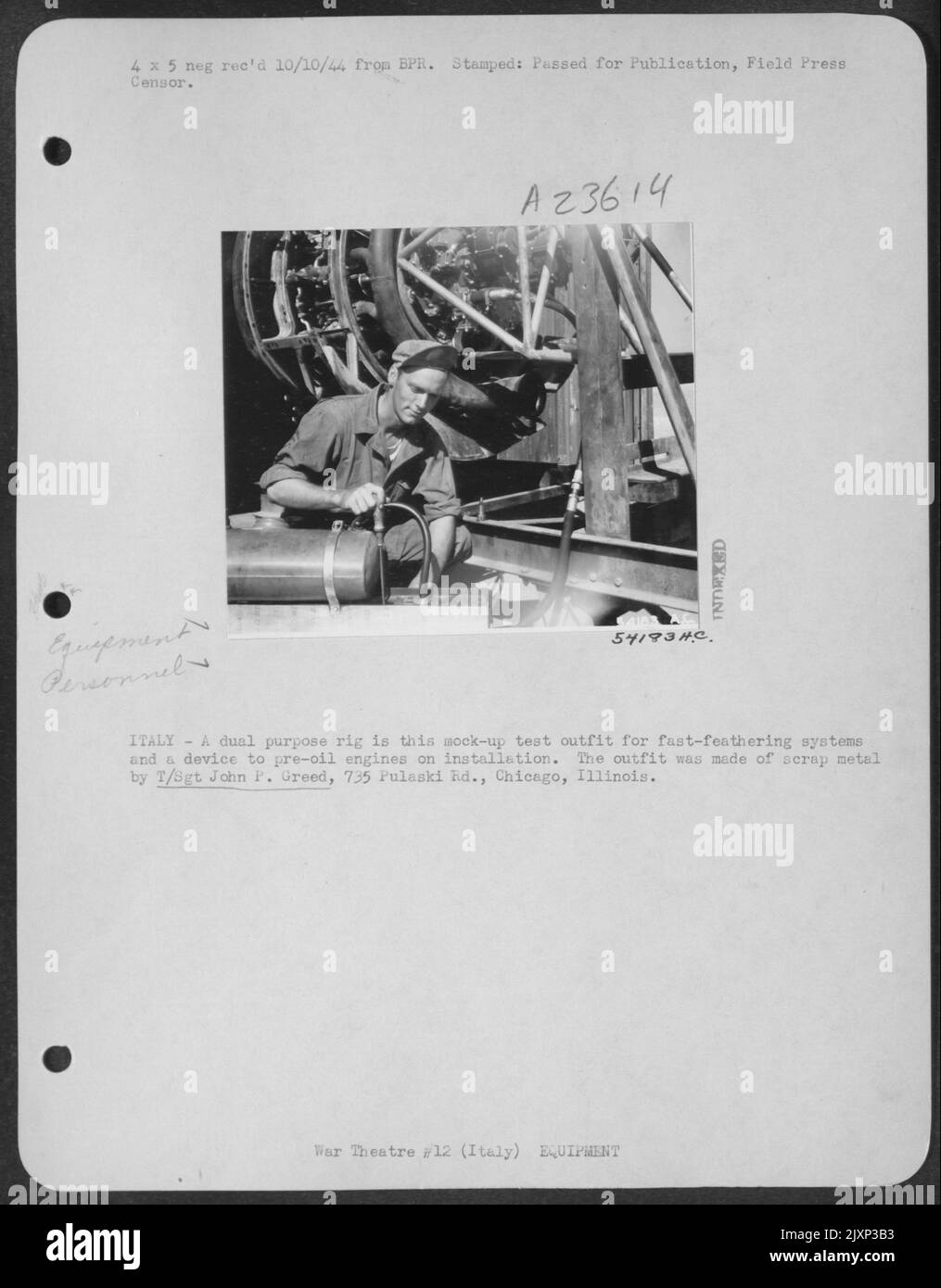 ITALY-A dual purpose rig is this mock-up test outfit for fast ...