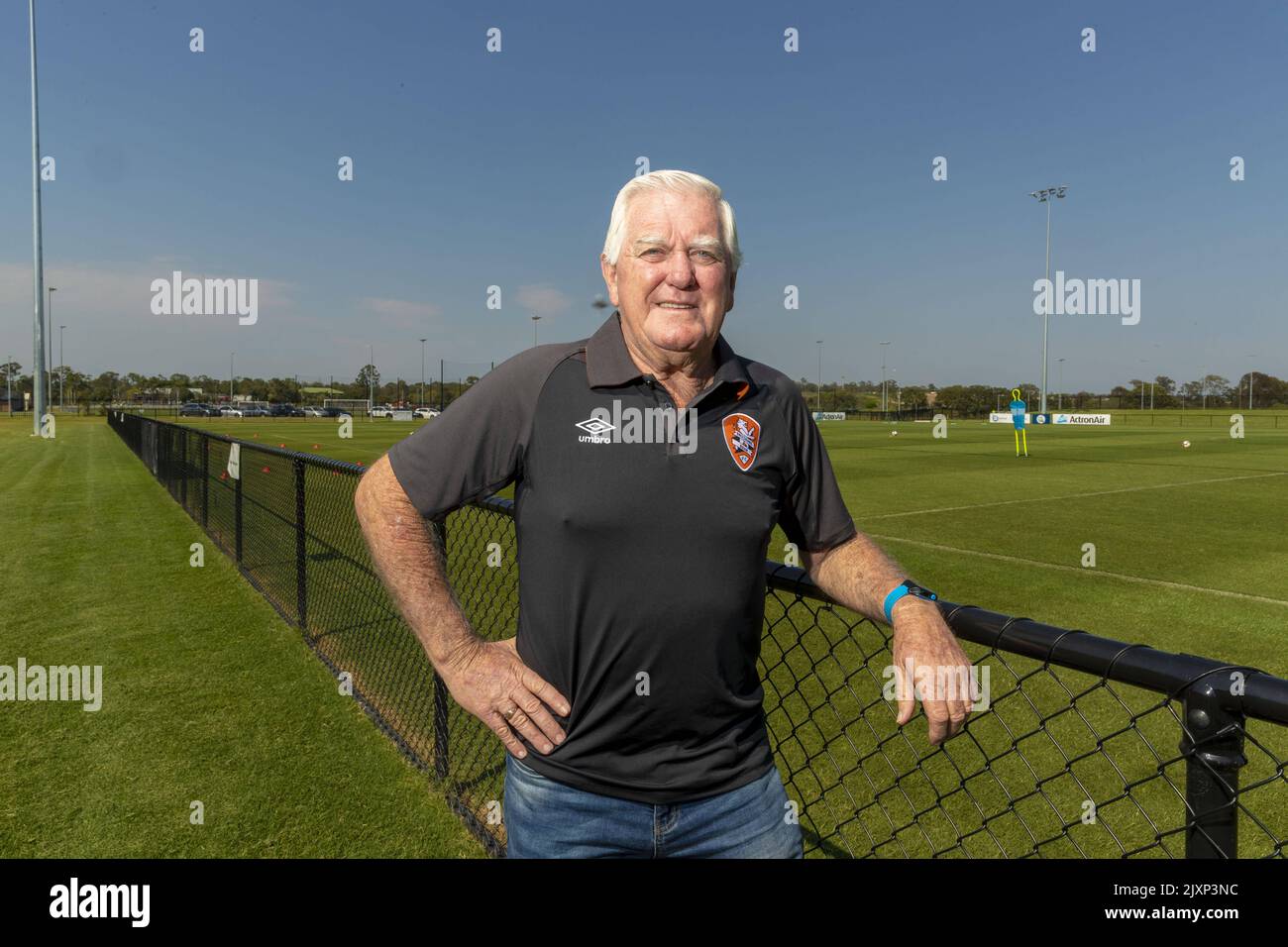 Brisbane Roar club patron Gary Wilkinson poses for a portrait at a team ...