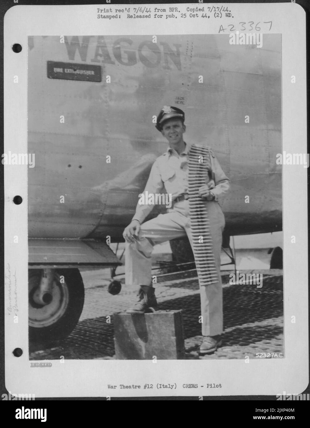 2nd Lt. Garland H. Jarvis, Sissonville, W.Va., pilot of the ...