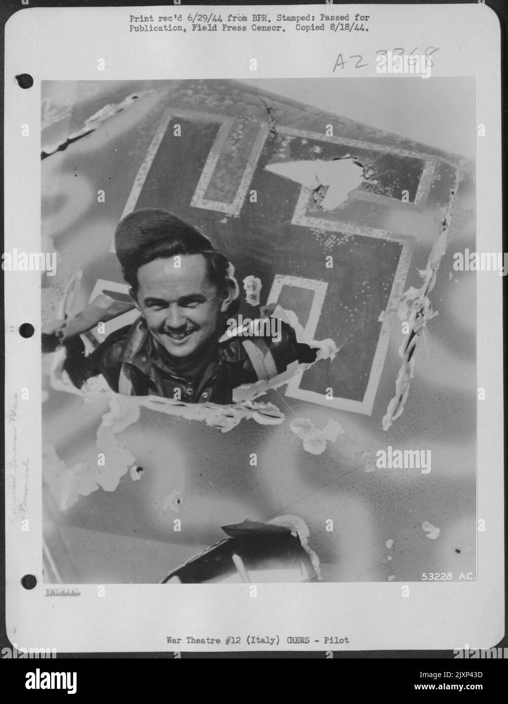 2nd Lt. Joseph R. Konieczny, 23 of 324 Ave. E. Bayonne, N.J., pilot of ...