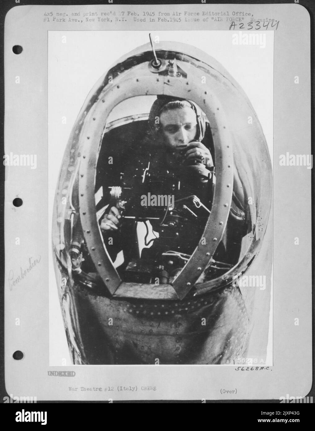 "Droop Snoot" is what the boys call this P-38 which has given up its ...