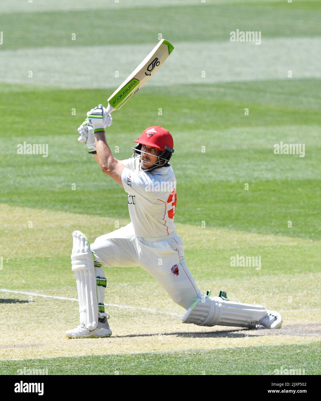 Jake Lehmann of the Redbacks bats during day three of the round two JLT ...