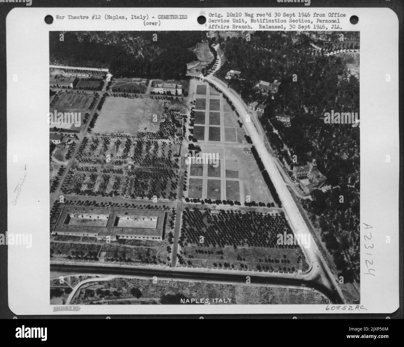 U.S. Military Cemetery At Naples, Italy. The First American Solider To ...